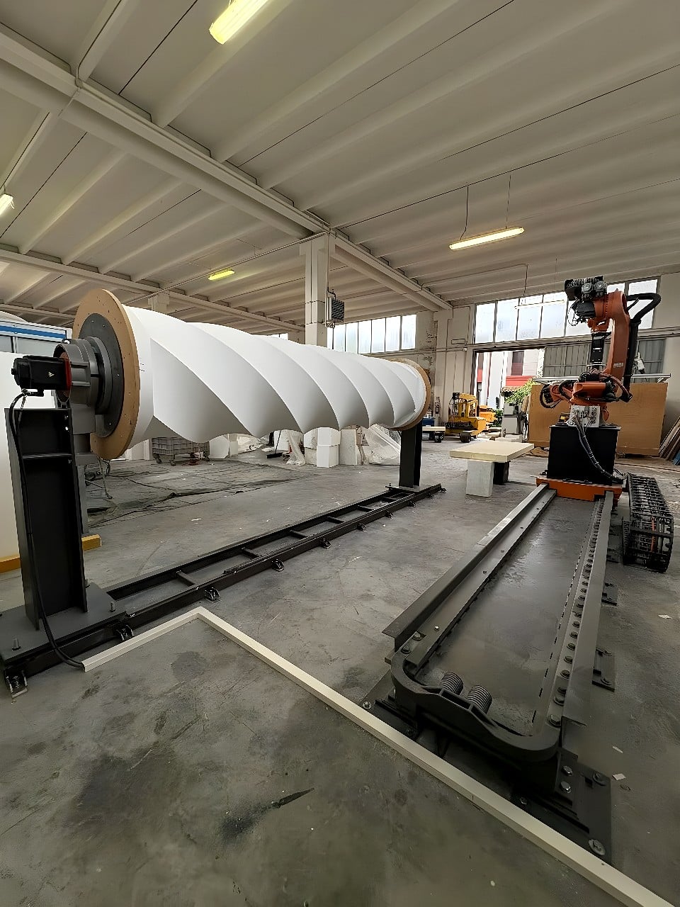 Robotic Hotwire Machining of Large Helical Auger | ENCY CAD/CAM software